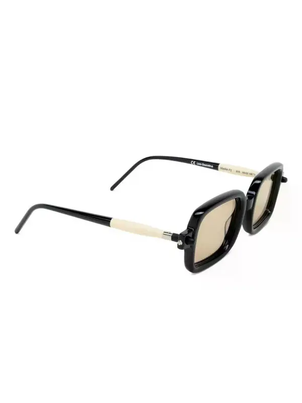 KUBORAUM P2 Square-frame Sunglasses - Black