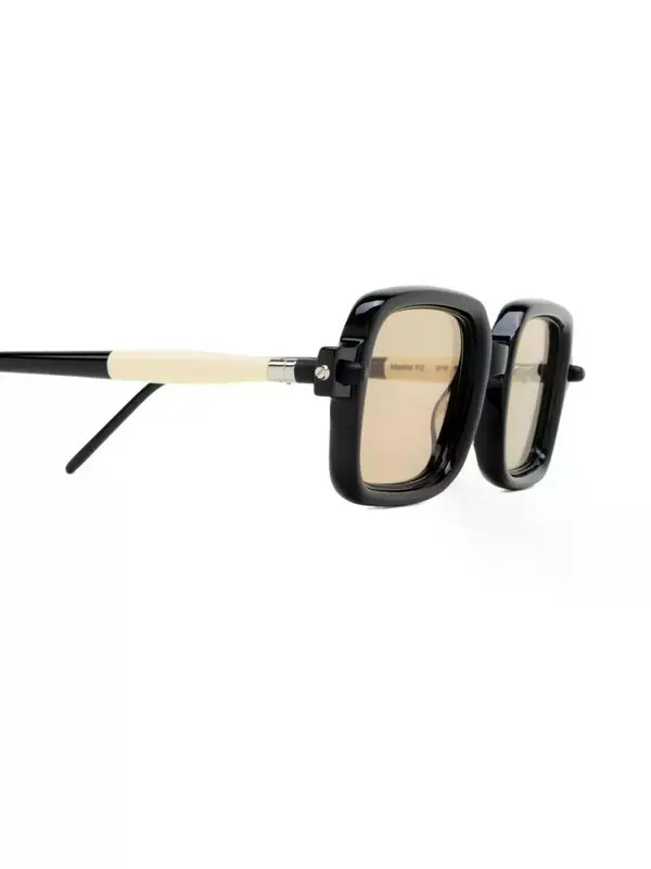 KUBORAUM P2 Square-frame Sunglasses - Black