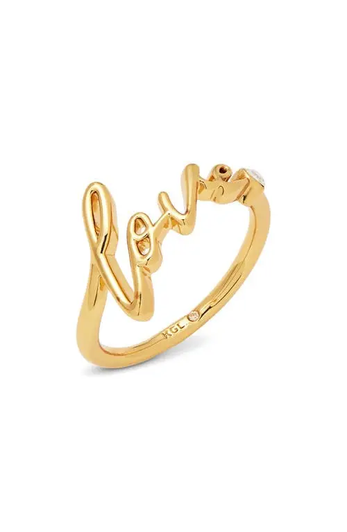 Kurt Geiger Love Script Ring
