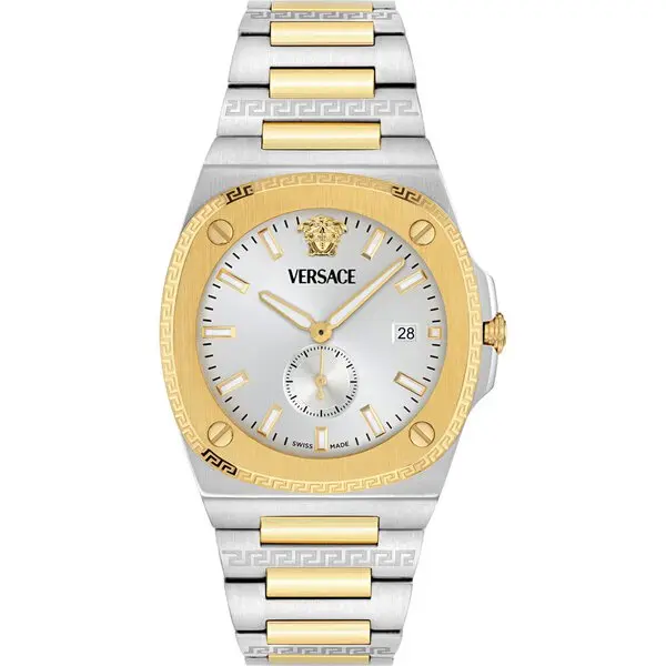 Versace Tolomeo Bracelet Watch - Two Tone