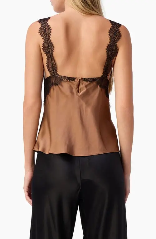 Cami Nyc Lisette Lace-trimmed Silk Camisole
