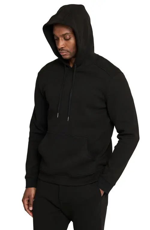 W.R.K Slim-fit Brushed Cotton Blend Pullover Hoodie - Black