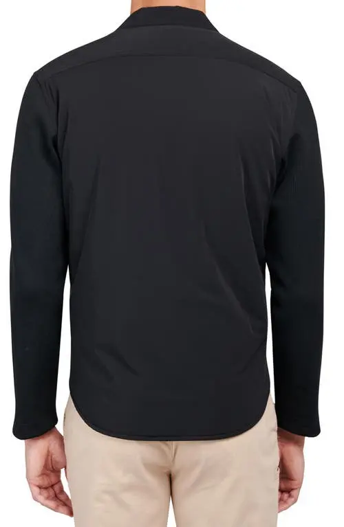 W.R.K Owen Snap-up Shirt Jacket - Black