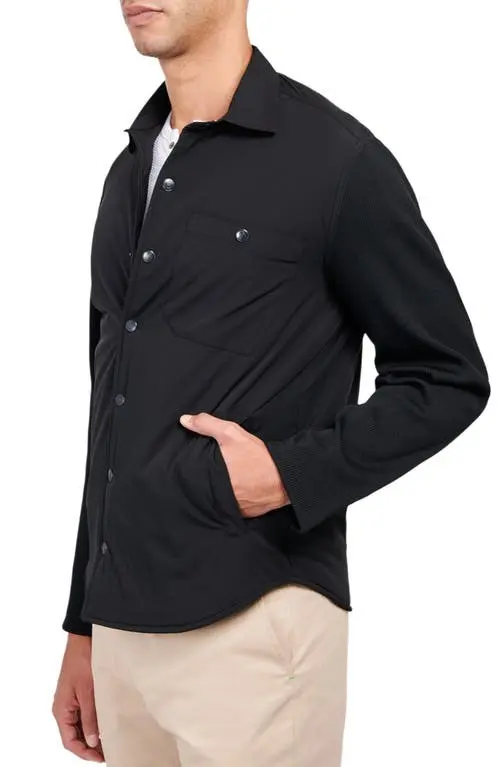 W.R.K Owen Snap-up Shirt Jacket - Black