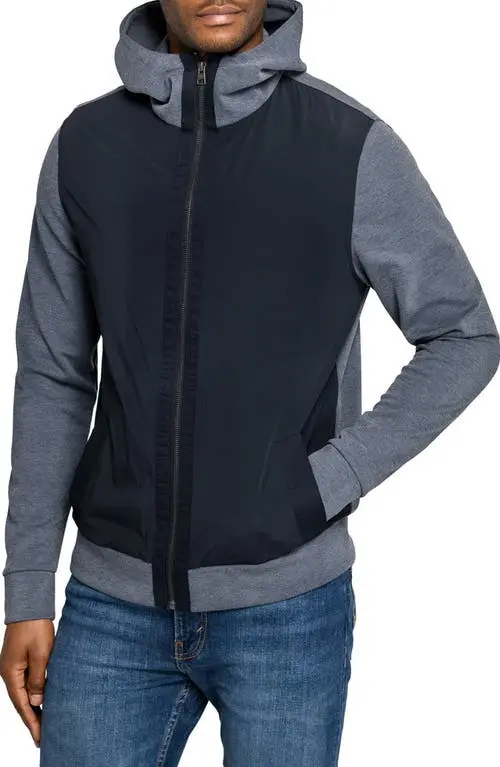 W.R.K Slim Fit Colorblock Zip-up Hoodie