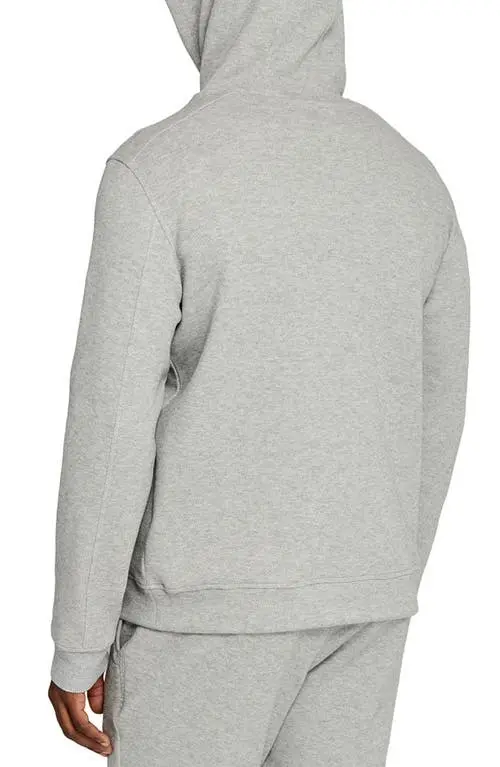 W.R.K Slim-fit Brushed Cotton-blend Pullover Hoodie - Grey