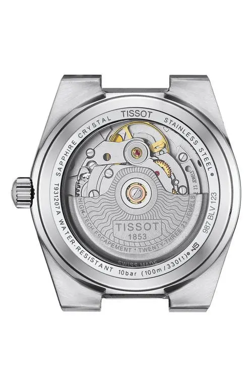 TISSOT Prx Powermatic 80 Two-tone Bracelet Watch - Light Blue