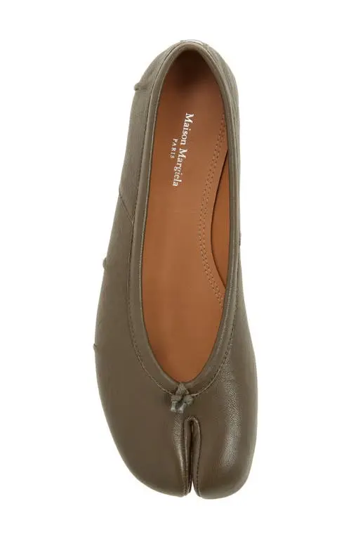 MAISON MARGIELA Tabi Leather Ballet Flats