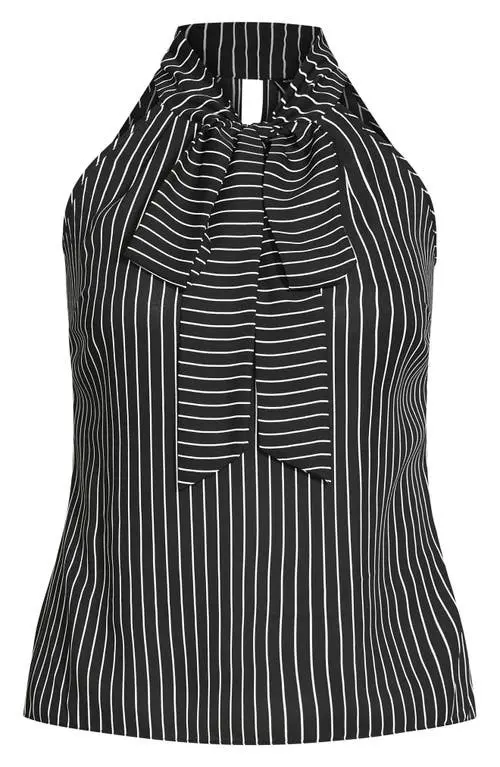 City Chic Maliyah Tie Neck Top