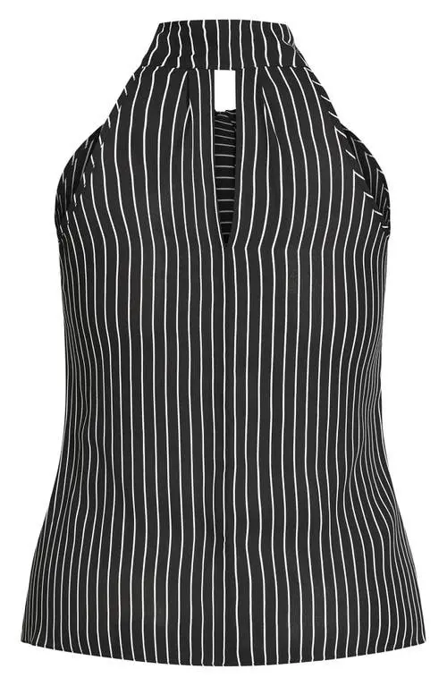 City Chic Maliyah Tie Neck Top