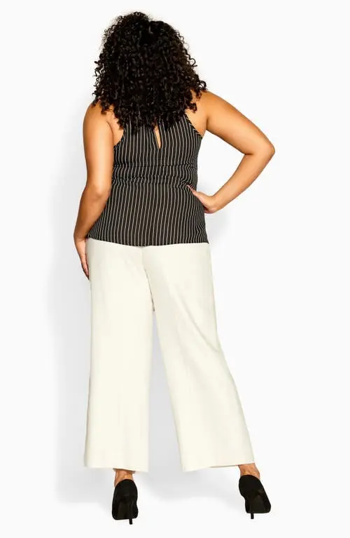 City Chic Maliyah Tie Neck Top
