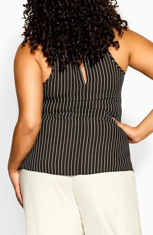City Chic Maliyah Tie Neck Top