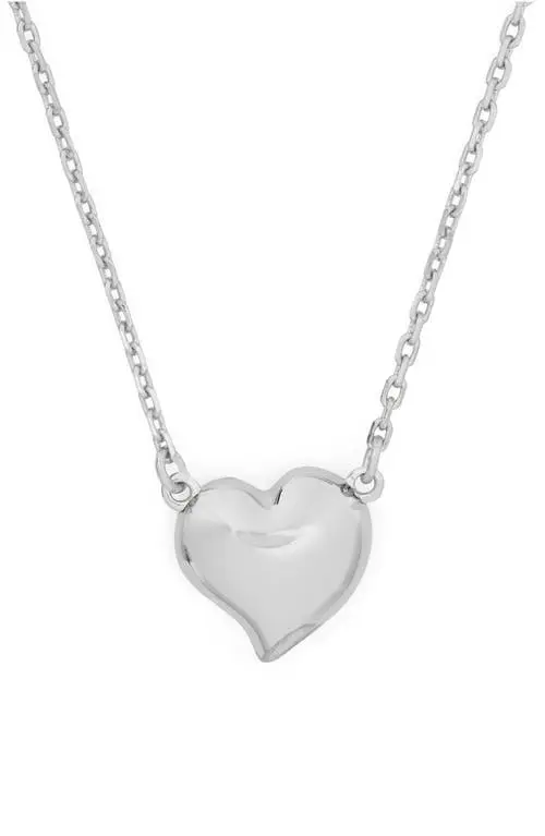 Kate Spade New York Heart Pendant Necklace - Silver