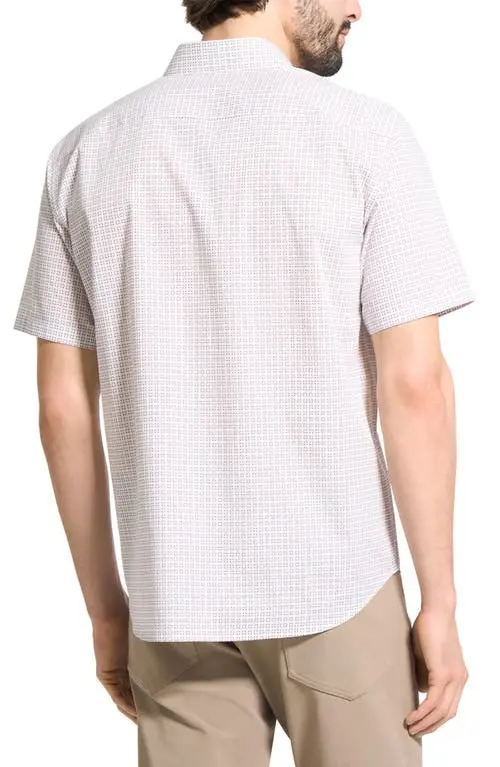Theory Irving Short Sleeve Button-up Shirt - Port Multi