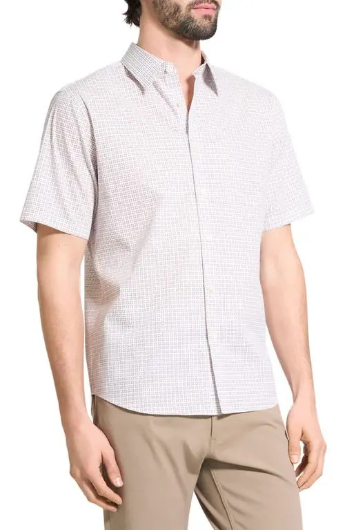 Theory Irving Short Sleeve Button-up Shirt - Port Multi
