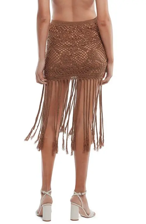 CAPITTANA Claudia Metallic Cover-up Skirt