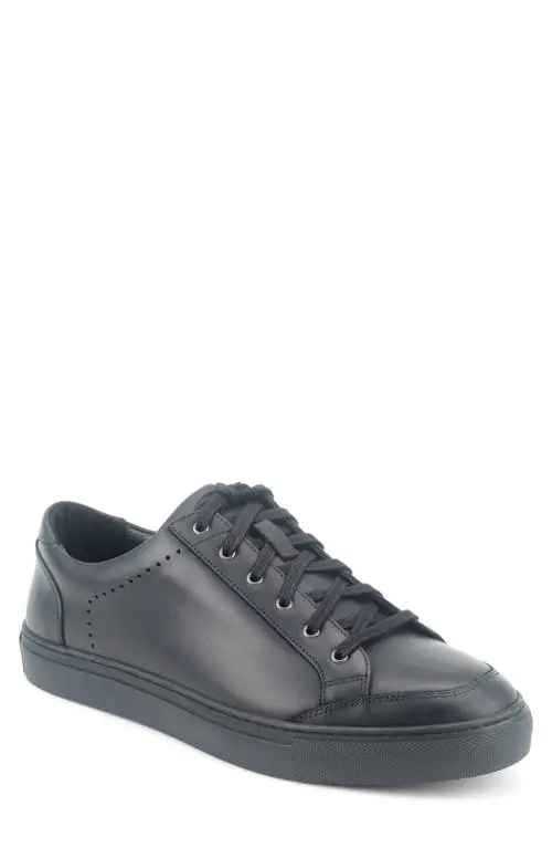 WARFIELD & GRAND Cyrus Leather Sneakers - Black