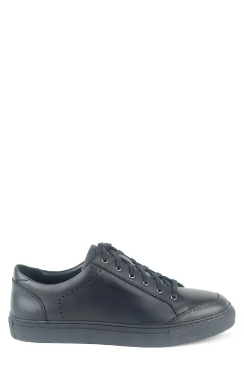 WARFIELD & GRAND Cyrus Leather Sneakers - Black