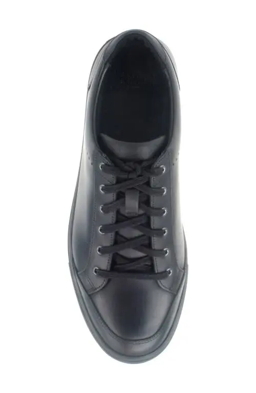 WARFIELD & GRAND Cyrus Leather Sneakers - Black
