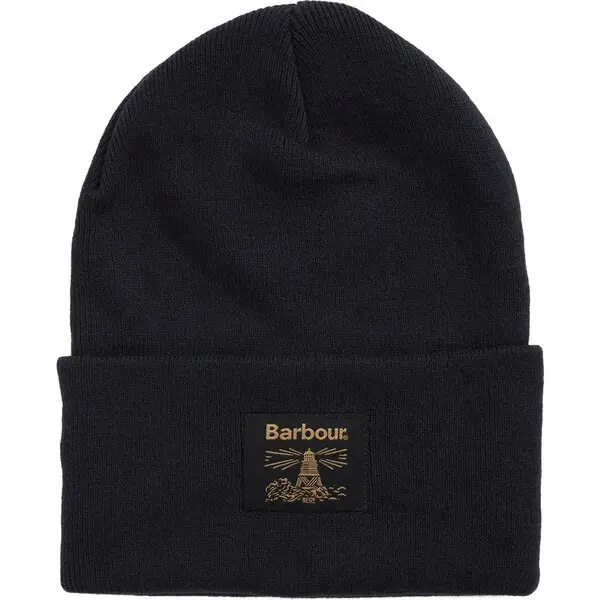 Barbour Harton Cuffed Beanie - Dark Navy