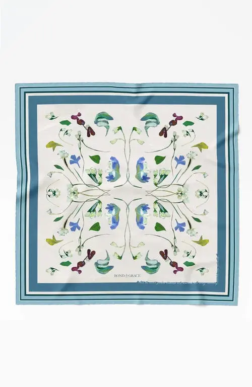 BOND & GRACE Awakening Art Scarf - Blue