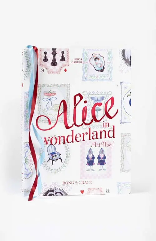 BOND & GRACE Alice In Wonderland Art Novel - White