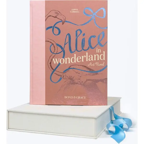 BOND & GRACE Alice In Wonderland Art Novel Collector's Edition - Pink