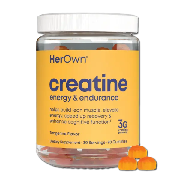 HER OWN Creatine Gummies: For Energy And Endurance, Build Lean Muscle - One-color