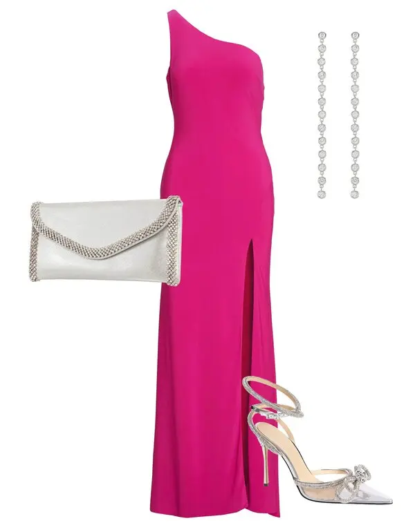 Mac Duggal Jersey One-shoulder Gown - Pink