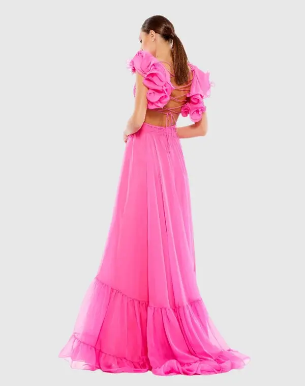 Mac Duggal Iconic Ruffle Gown