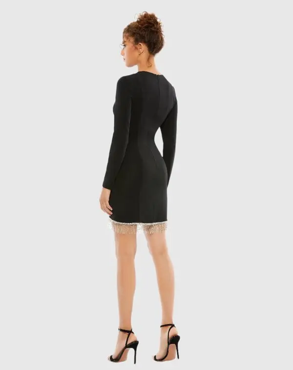 black zebra print mini dress Sexy Black Tight Mini Dress: Cutout Zebra Mesh Ties Black / S