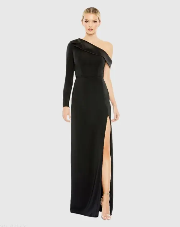 Mac Duggal Long Sleeve Evening Gown