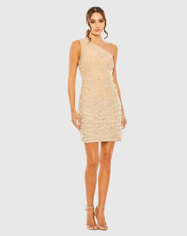Mac Duggal Crystal-embellished Mini Dress