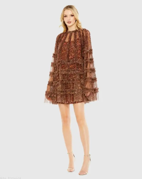 Mac Duggal Final Sale - Brown