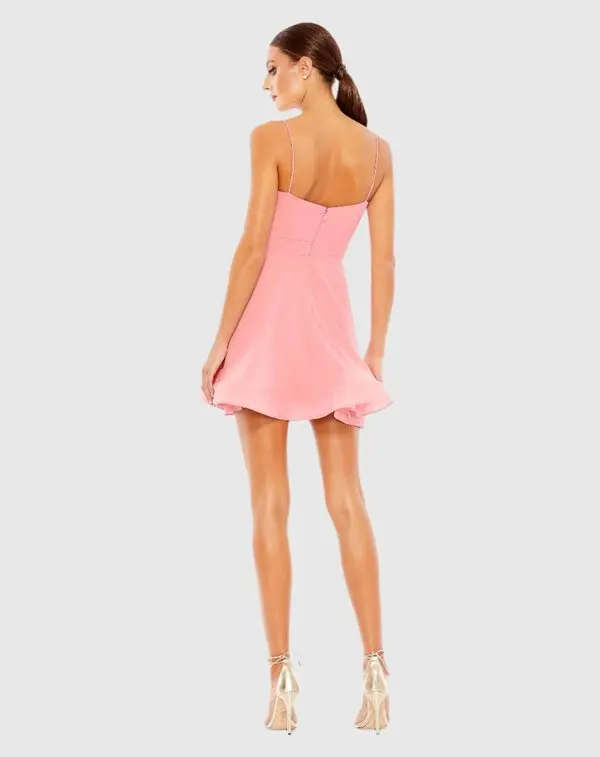 slim fit dress slacks PRETTYGARDEN Women's Summer Strapless Tube Mini Dress Off Shoulder Smo main image 1