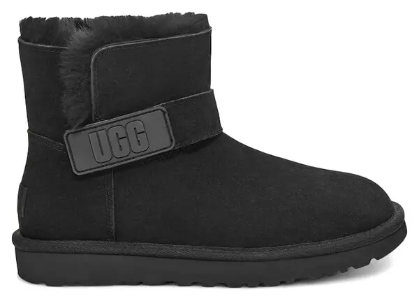 UGG Mini Bailey Graphic Logo Strap Boot
