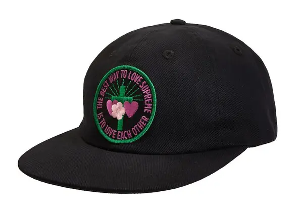 Supreme Love Each Other 6-panel Cap - Black