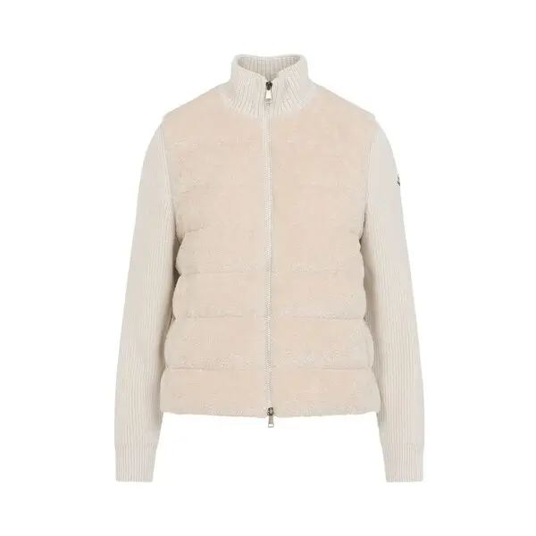 Moncler Stand Up Collar Zip-up Cardigan