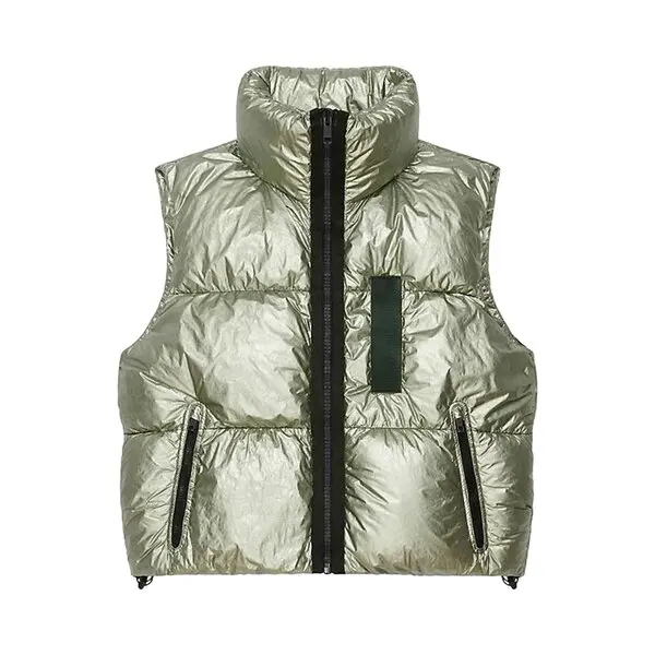 Givenchy Laminated Sleeveless Puffer