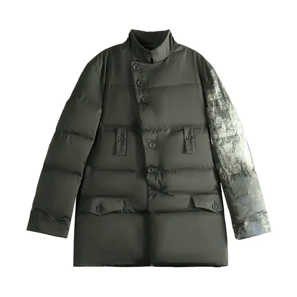 YOHJI YAMAMOTO POUR HOMME Padded Printed Jacket