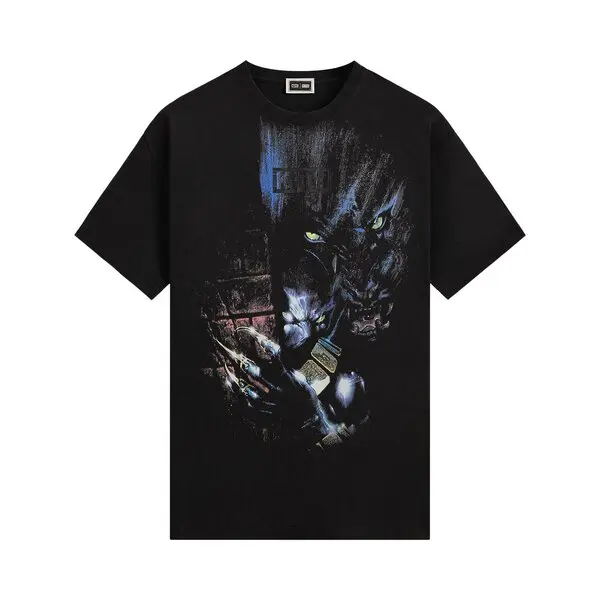 Kith X Marvel Panther Vintage Tee - Black