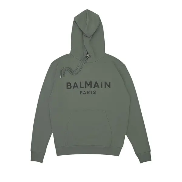 Balmain Logo Printed Hoodie