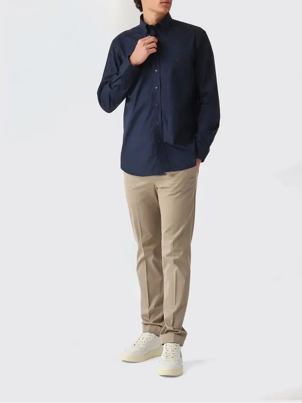 Etro Classic Stretch Cotton Shirt - Navy