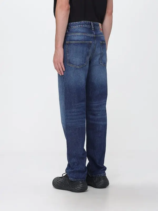 DIESEL® D-macs Mid-rise Straight Leg Jeans - Blue