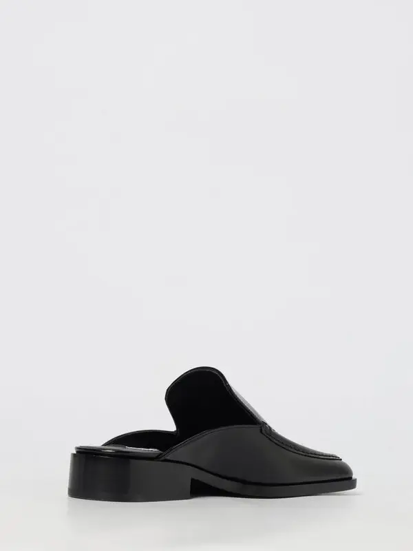 Alaïa Leather Square Toe Mule