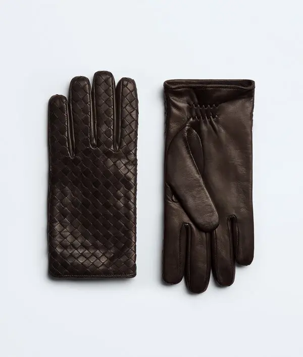 Bottega Veneta Intrecciato Nappa Leather Gloves - Fondant