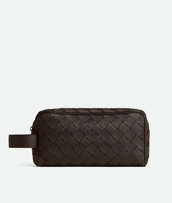 BOTTEGA  VENETA Intrecciato Travel Pouch - Fondant
