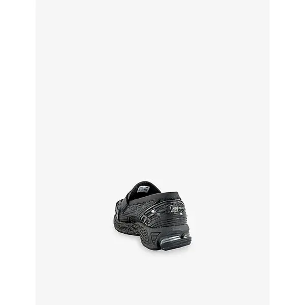 NEW BALANCE 1906l Leather And Mesh Loafers - Black