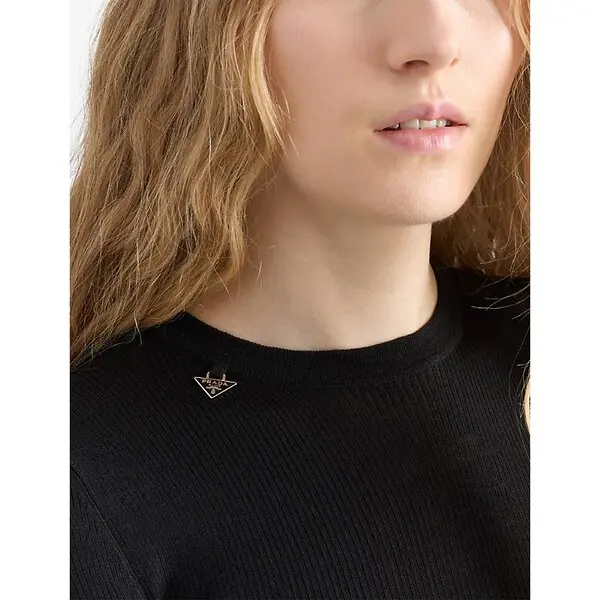 Prada Slim-fit Wool Jumper - Black