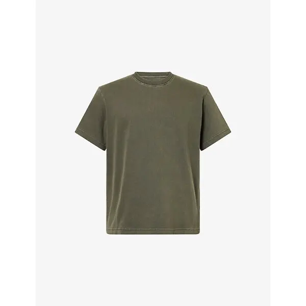 Paige Serano Boxy-fit Cotton T-shirt - Vintage Pine Needle